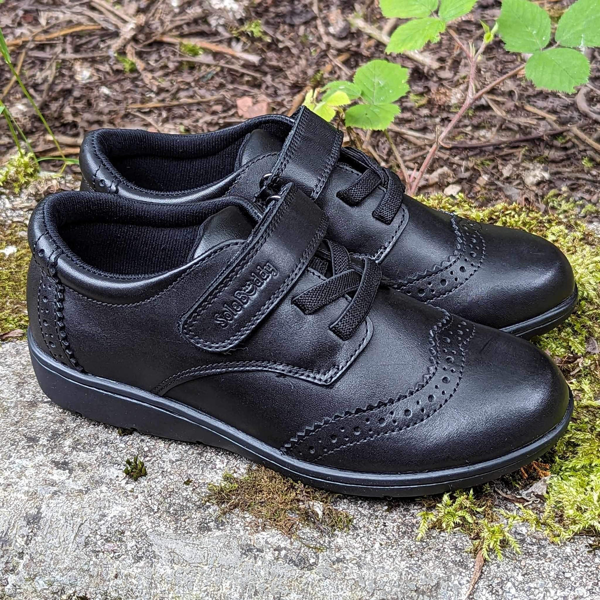 Sole Buddy Carina Black Leather School Shoe – Susie & Sam children’s shoe shop